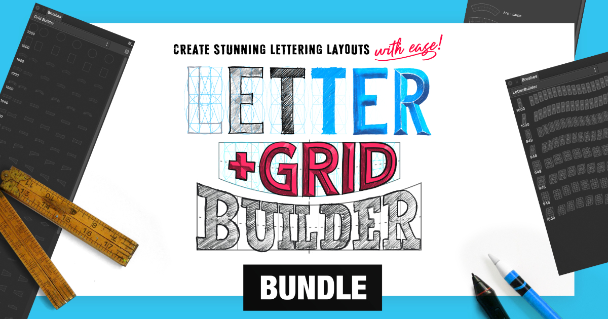 Letter & Grid Builder Bundle by Ian Barnard and Stefan Kunz - Affinity Store